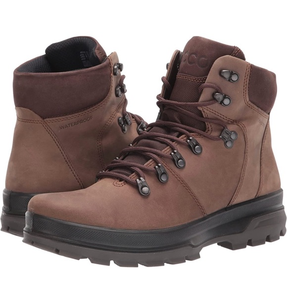 Ecco | Shoes | New Ecco Rugged Track Mens Waterproof Leather Boot ...